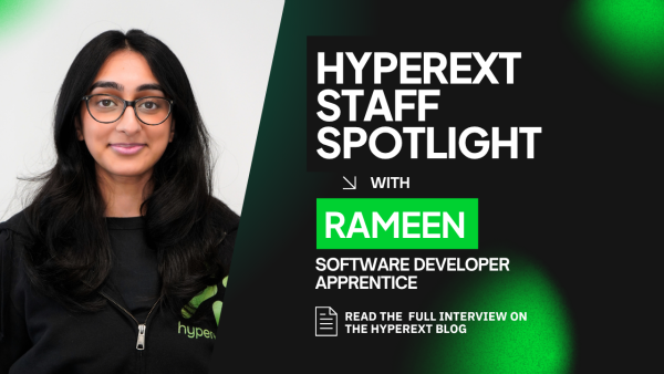 Staff Spotlight: Rameen Software Apprentice - Hyperext