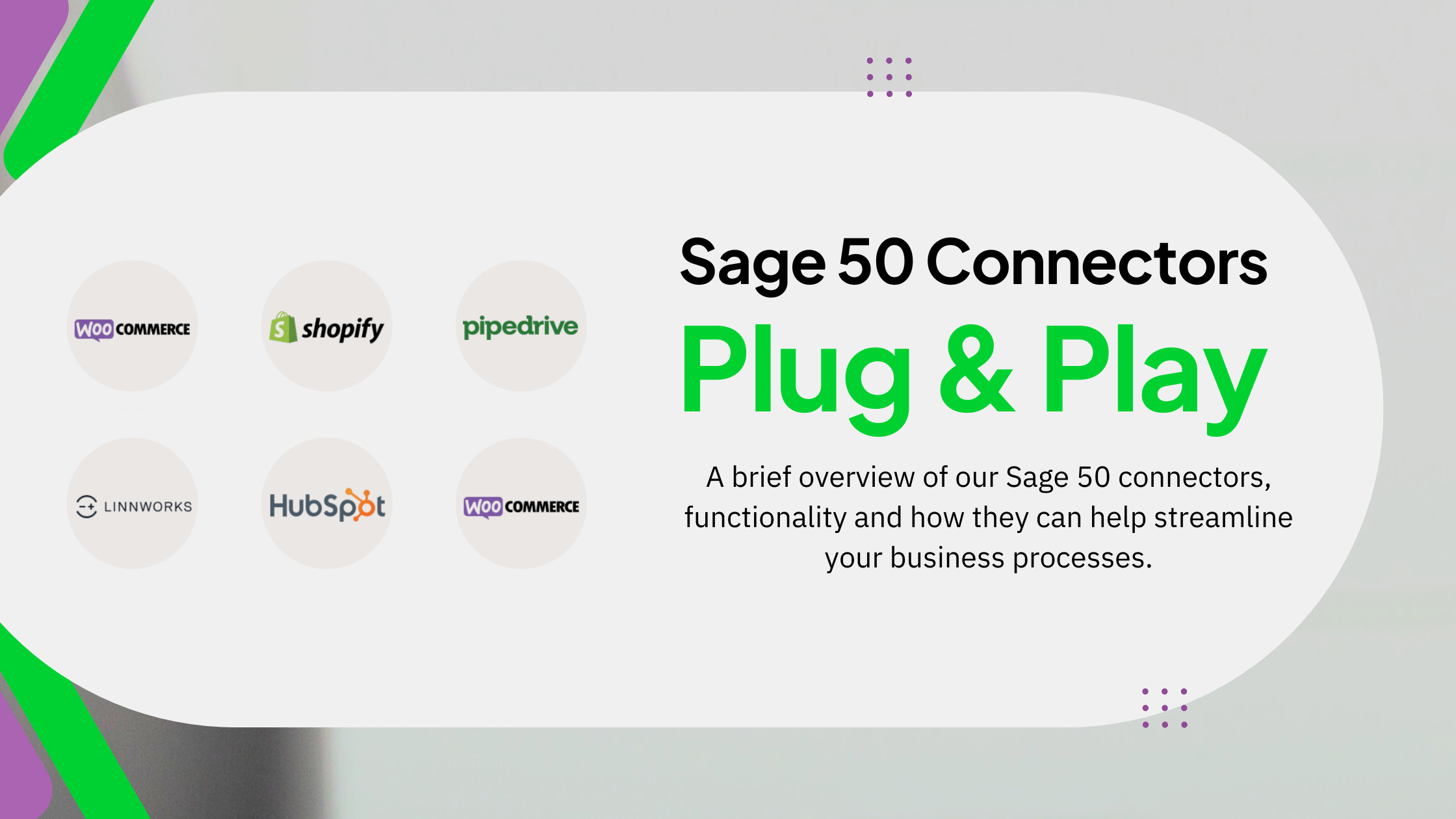 Sage 50 Plug-and-Play Connectors - Hyperext